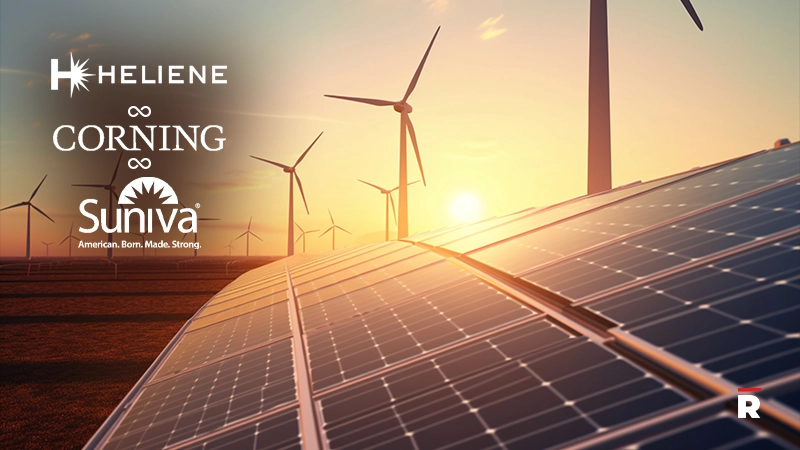 Corning, Suniva & Heliene Announce Solar Module Supply Chain