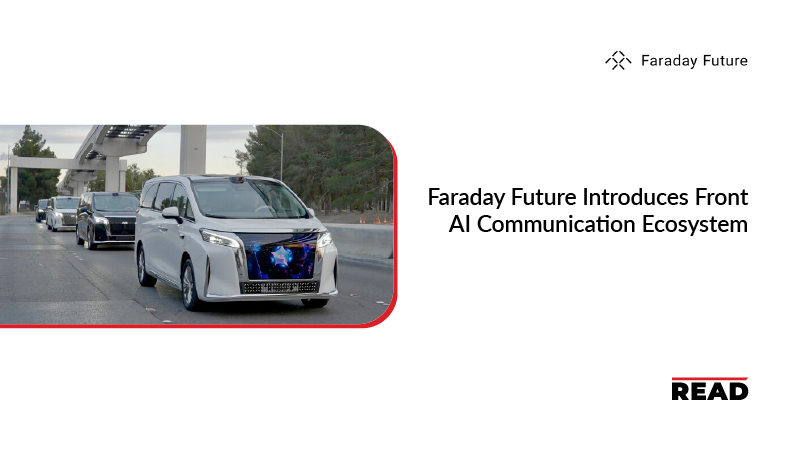 Faraday Future Introduces Front AI Communication Ecosystem