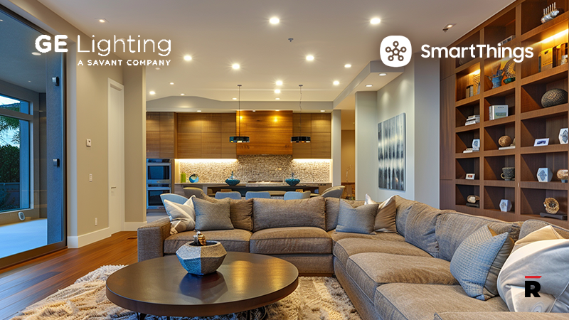 GE Lighting, a Savant company and SmartThings Join Forces to Revolutionize Connected Home Lighting