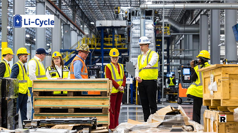 Governor Katie Hobbs Visits Li-Cycle’s Lithium-Ion Battery Recycling ...