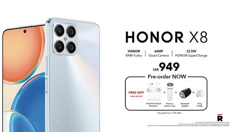 HONOR launches HONOR X8 with RAM Turbo Technology