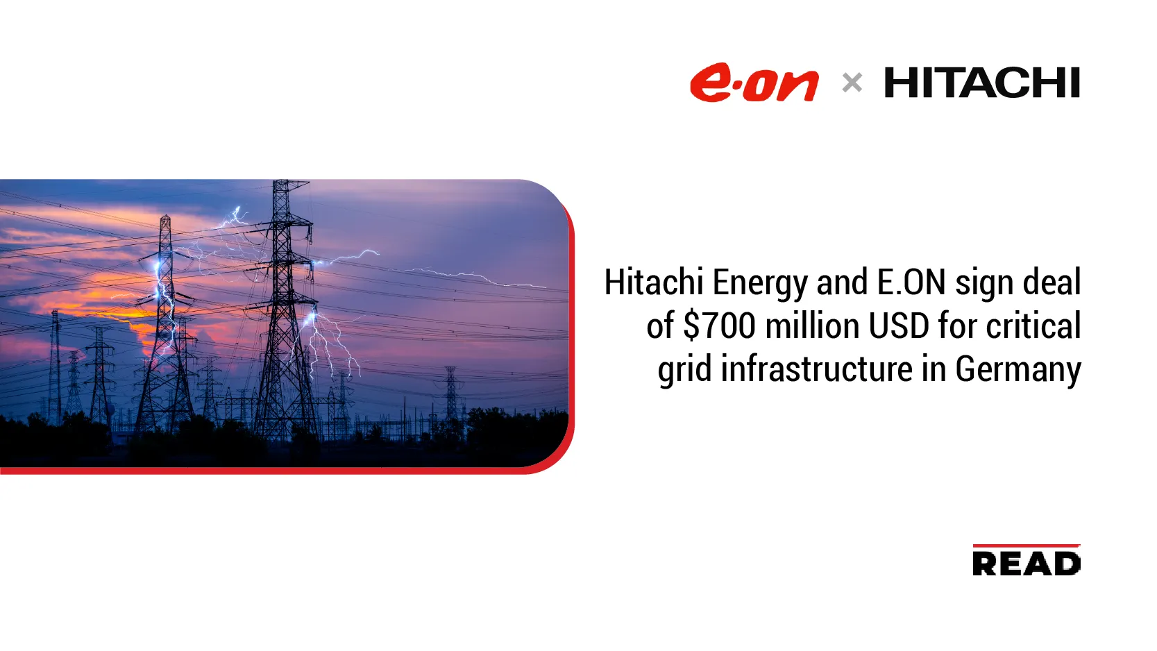 Hitachi Energy & E.ON sign deal of $700M for grid infrastructure