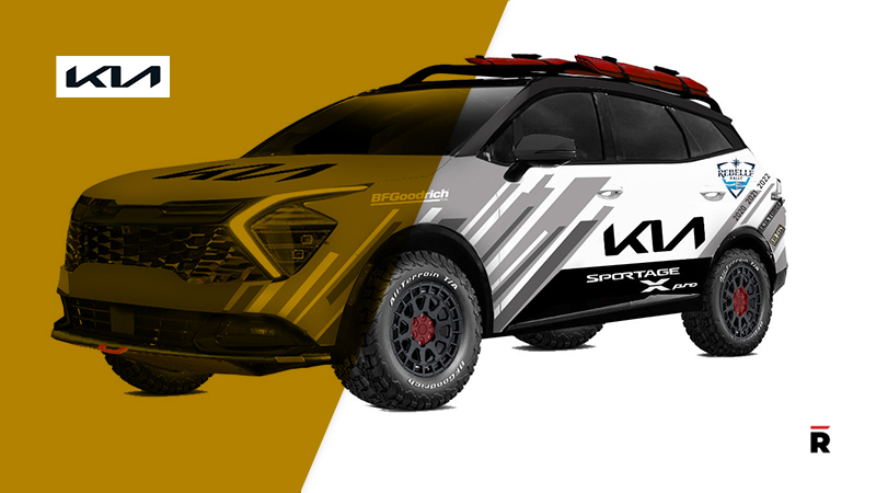 Kia America Teases Rebelle Rally Rig Rendering