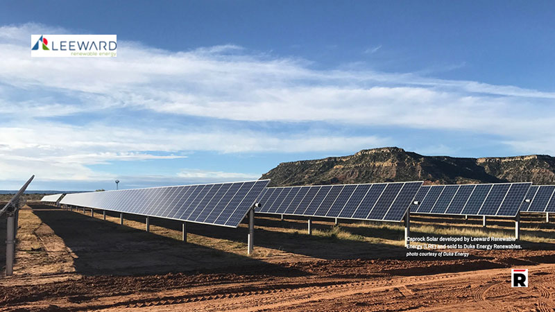 Leeward Renewable Energy Completes Construction, Commences