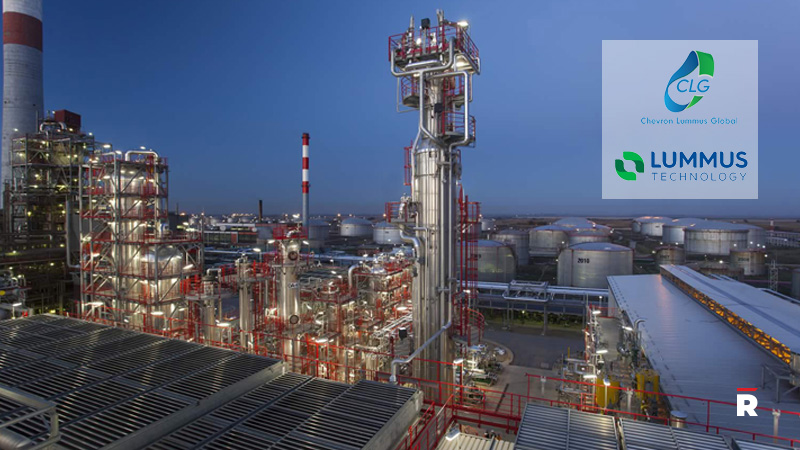 Lummus Green Circle &Chevron Lummus Global Offer Circular Solutions