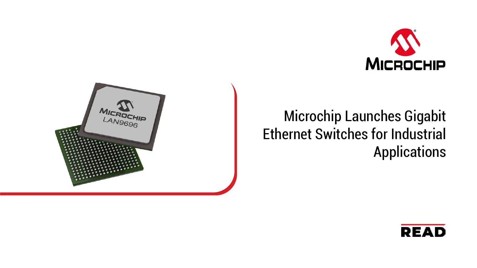 Microchip Launches Gigabit Ethernet Switches for Industrial Use