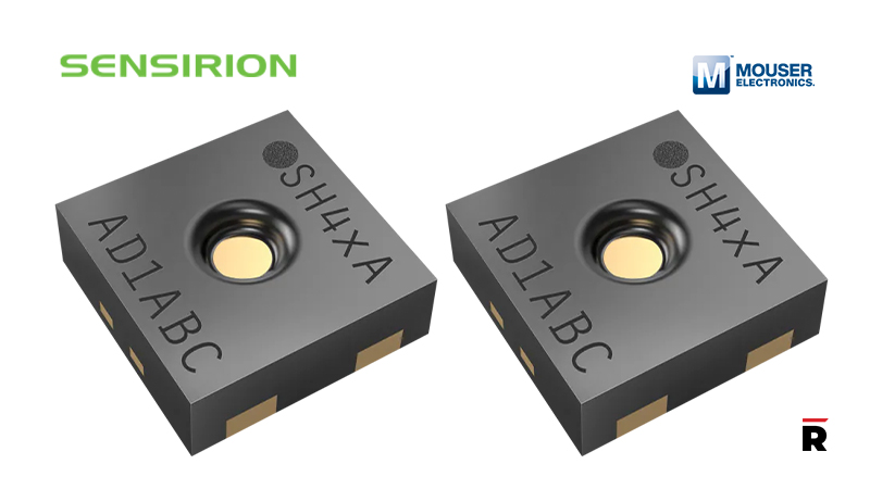 Mouser Now Stocking New Sensirion SHT4xA Relative Humidity/Temperature ...