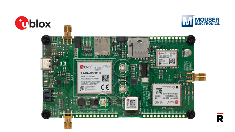 Mouser Shipping u-blox MIA-M10 GNSS SiP Modules for Asset Tracking ...