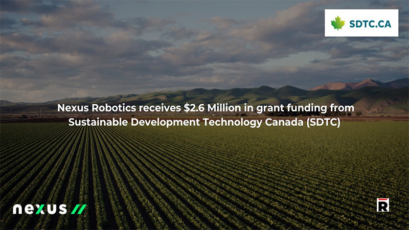 Nexus Robotics Receives $2.6 Million in Grant Funding