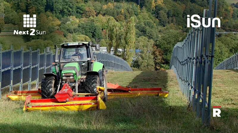 Next2Sun and iSun Build First Vertical Agrivoltaics System in the USA