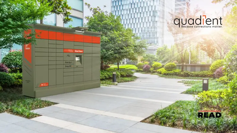 Quadient Launches Solar Autonomous Battery Parcel Locker