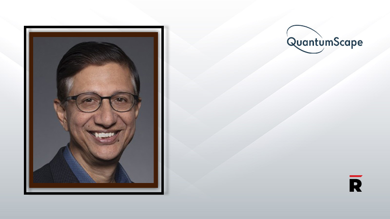 QuantumScape Appoints Dr. Siva Sivaram as CEO to Lead Next Phase of Growth