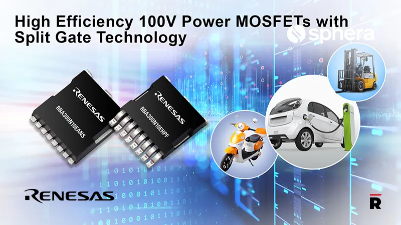 Renesas Unveils High-Performance MOSFETs