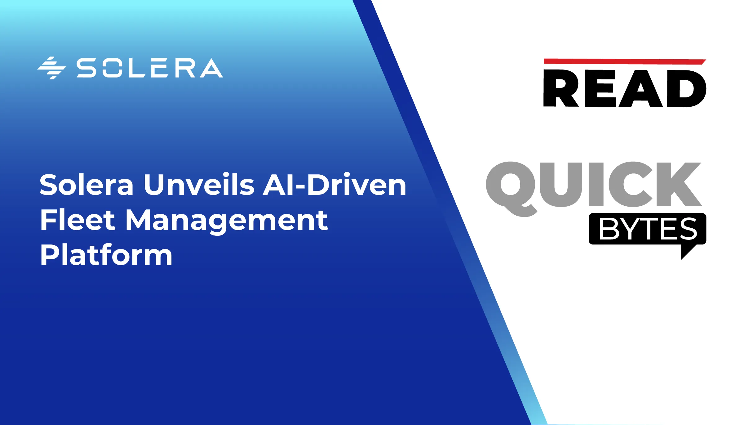 Solera Unveils AI-Driven Fleet Management Platform