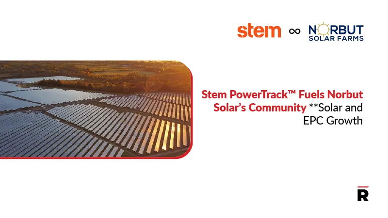 Stem PowerTrack Fuels Norbut Solar’s Community Solar and EPC